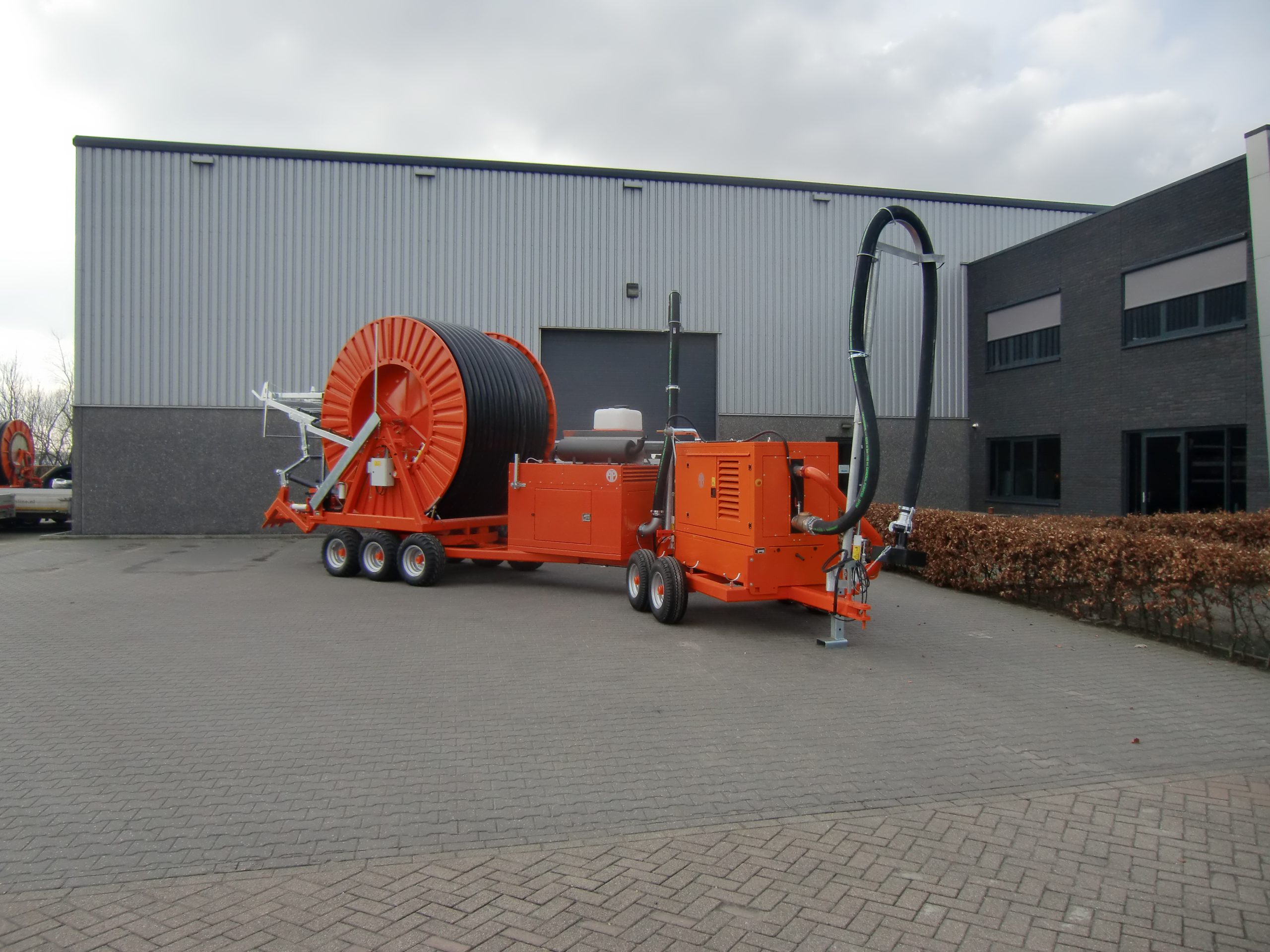 Haspel Gigant met pompset | AP Machinebouw